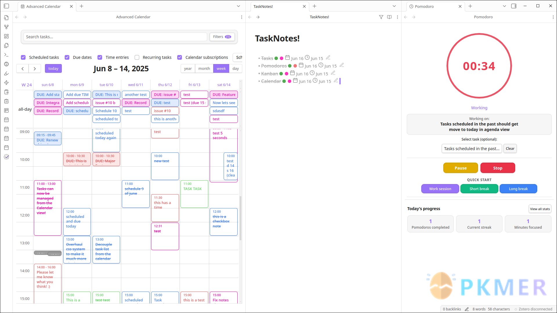 PKMer_Obsidian Weekly 2025-07-13：多种多样的日程管理和视图